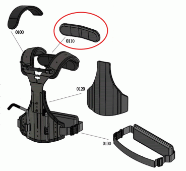 Mapex Polster für Quantum Carrier (Back)