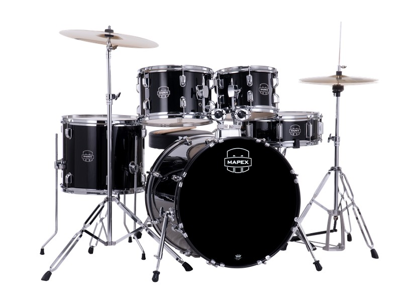 MMC Music & Marching Center - MAPEX Comet, Fusion-Set Dark Black inkl ...