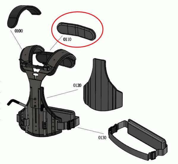 Mapex Polster für Quantum Carrier (Back)